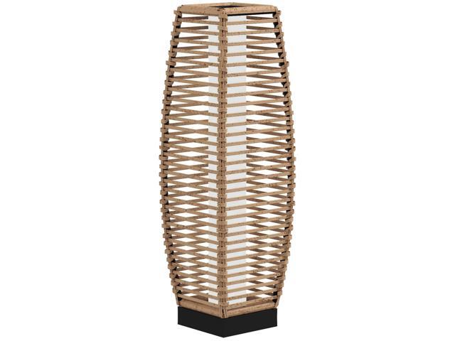 Click here for Aosom Solar Floor Lamp  Outdoor Rattan Garden Lant... prices