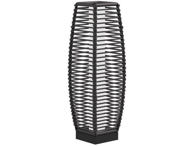 Click here for Aosom Solar Floor Lamp  Outdoor Rattan Garden Lant... prices