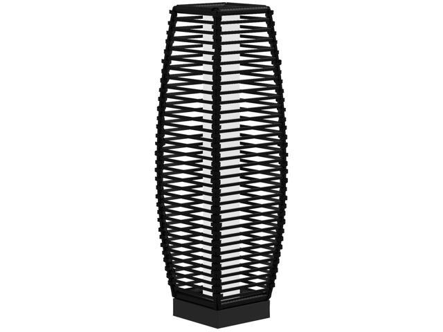 Click here for Aosom Solar Floor Lamp  Outdoor Rattan Garden Lant... prices