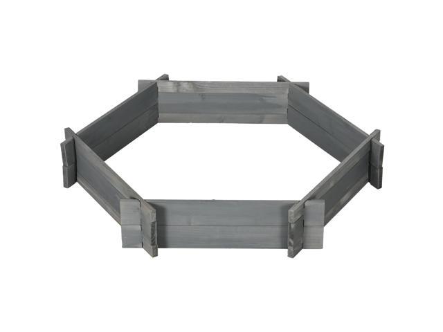 Click here for Aosom 39 x 36 Screwless Raised Garden Bed  Hexagon... prices