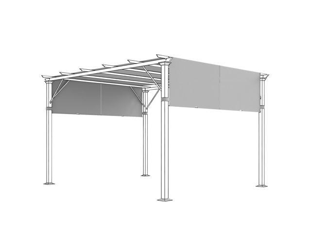 Click here for Aosom 2 Pcs Pergola Replacement Canopy  UV Protect... prices