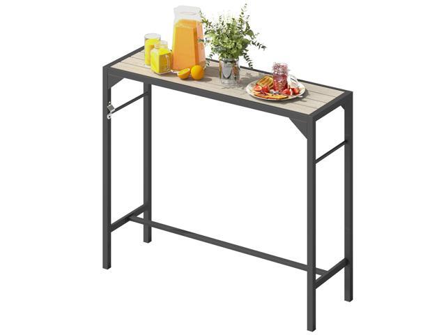 Click here for Aosom Outdoor Bar Table  Bar Height Patio Bar Tabl... prices