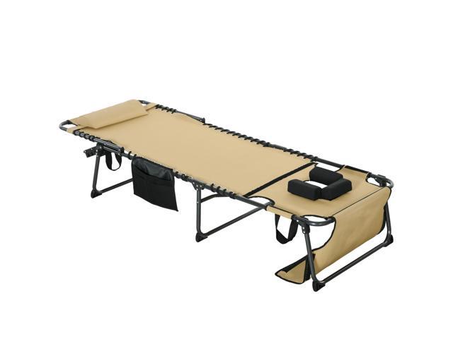 Click here for Aosom Folding Chaise Tanning Lounge Chair w/ 5-lev... prices