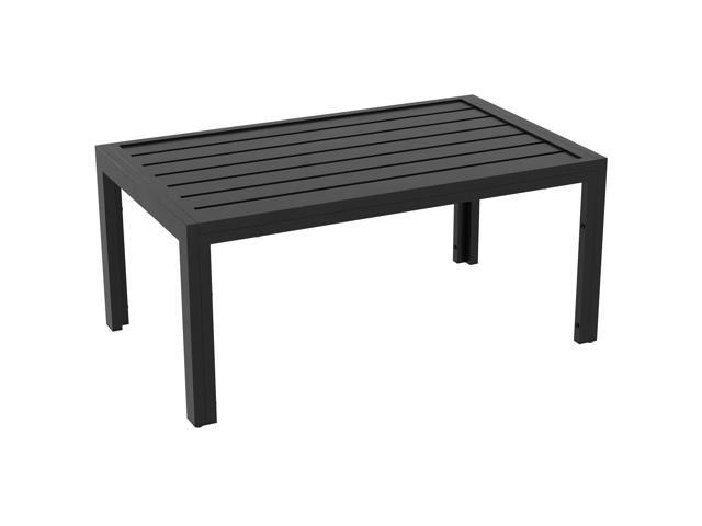 Click here for Aosom Outdoor Coffee Table  Rectangular Patio Side... prices