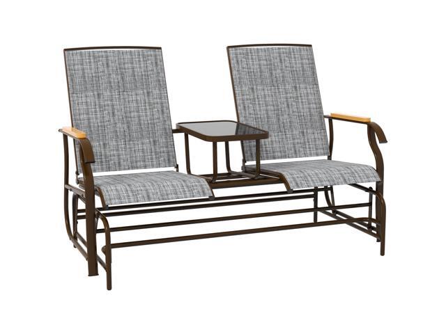 Click here for Aosom Outdoor 2-Person Glider Bench  Outside Glide... prices