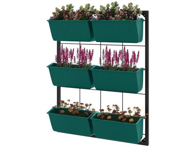 Click here for Aosom 3-Tier Hanging Planter with 6 Pots for Indoo... prices