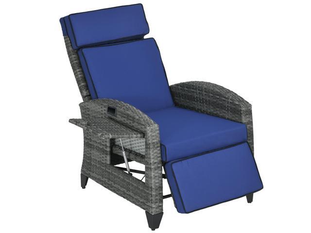 Click here for Aosom Outdoor Recliner Chair with Cushions  Reclin... prices