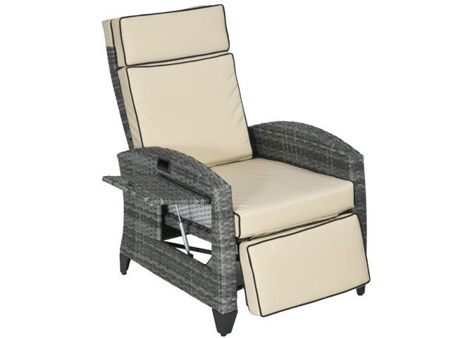Click here for Aosom Outdoor Recliner Chair with Cushions  Reclin... prices