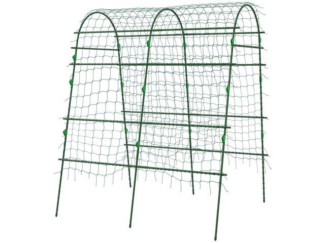 Click here for Aosom Metal Garden Trellis  Arch Trellis for Climb... prices