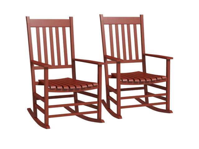 Click here for Aosom Outdoor Rocking Chair Set of 2  Patio Rockin... prices