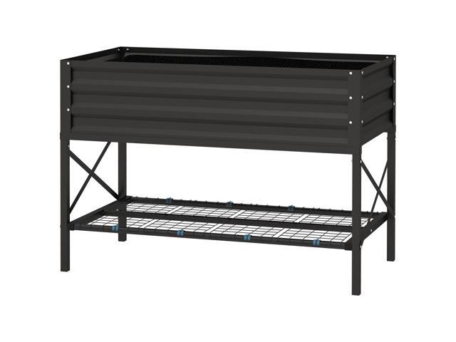 Click here for Aosom Galvanized Raised Garden Bed  Metal Planter... prices