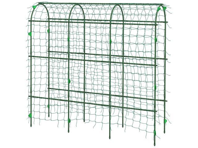 Click here for Aosom Metal Garden Trellis  Arch Trellis for Climb... prices