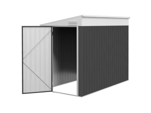Click here for Aosom 4 x 8 Lean to Garden Storage Shed  Outdoor M... prices