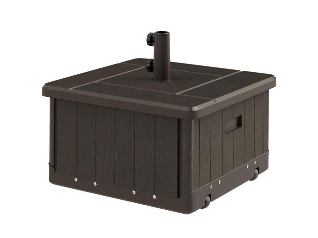 Click here for Aosom 3-in-1 Outdoor Umbrella Base with Wheels and... prices