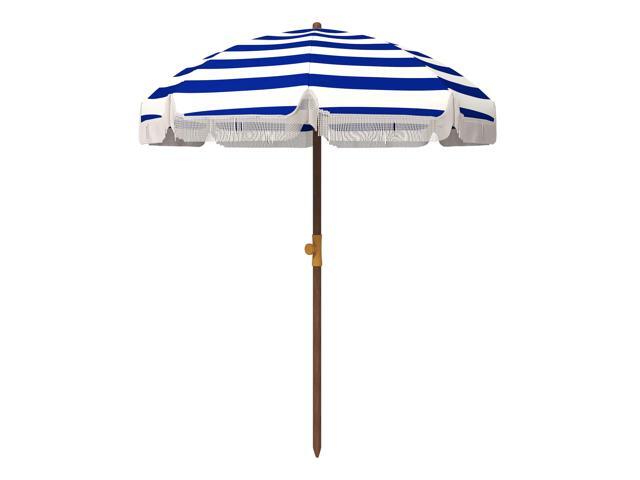 Click here for Aosom 6.2 Beach Umbrella for Travel  Vent  Ruffles... prices