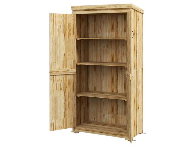 Click here for Aosom Outdoor Storage Cabinet Garden Shed with Wat... prices