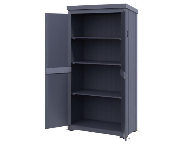 Click here for Aosom Outdoor Storage Cabinet Garden Shed with Wat... prices
