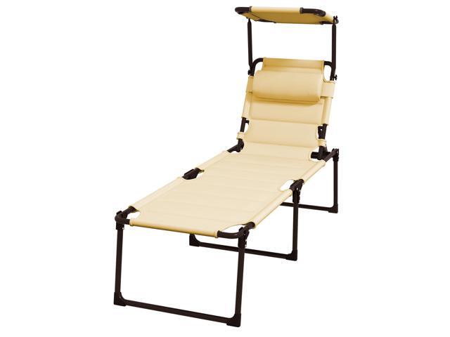 Click here for Aosom Outdoor Lounge Chair  4 Position Adjustable... prices