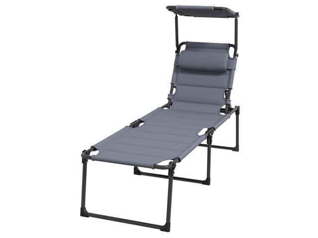 Click here for Aosom Outdoor Lounge Chair  4 Position Adjustable... prices