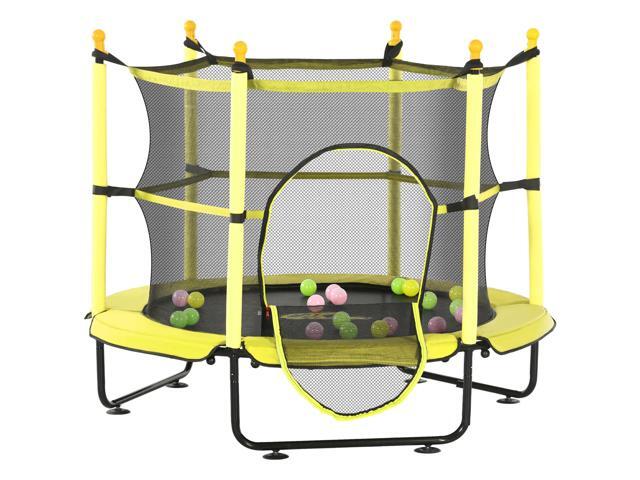 Click here for AosomQaba 4.6 Trampoline for Kids with Safety Encl... prices