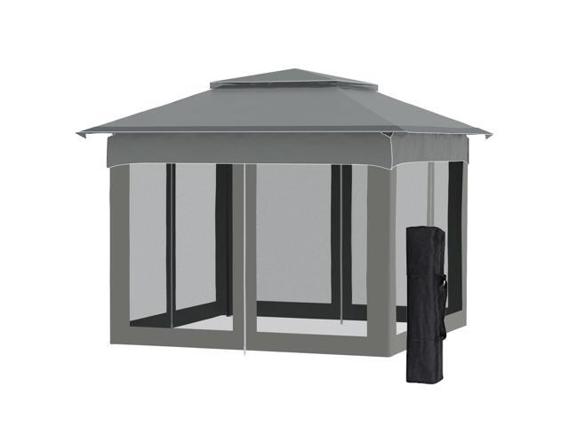 Click here for Aosom 11x11 Outdoor Canopy  Portable Gazebo with Z... prices