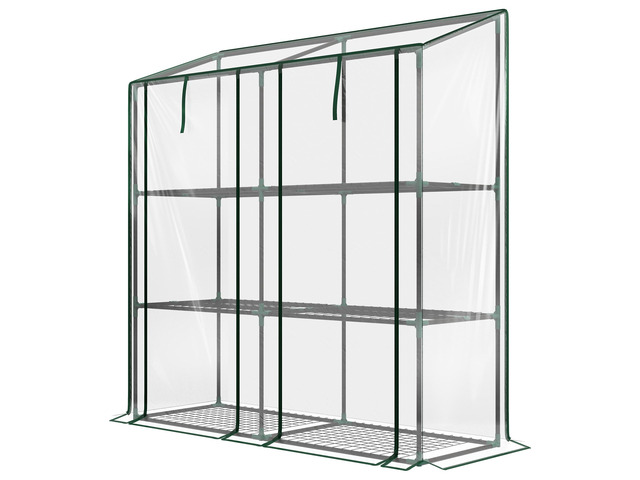 Click here for Aosom Lean-to Greenhouse  Portable Greenhouse with... prices
