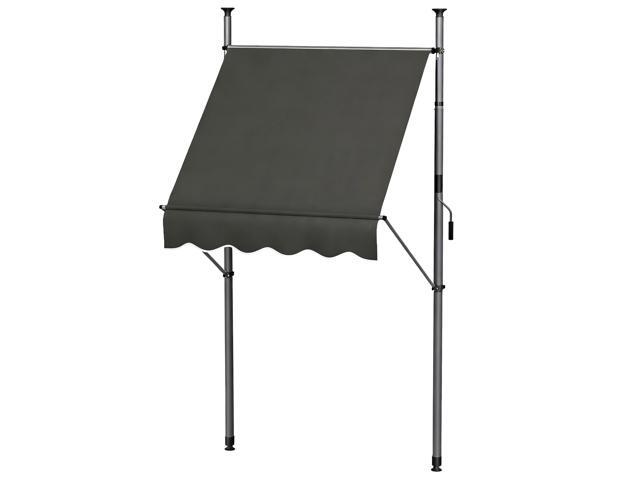 Click here for Aosom 5 x 4 Manual Retractable Awning  Non-Screw P... prices