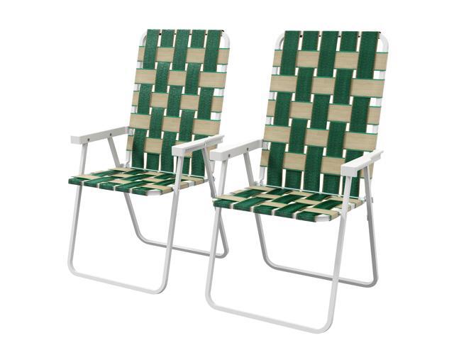 Click here for Aosom Set of 2 Patio Folding Chairs  Classic Outdo... prices