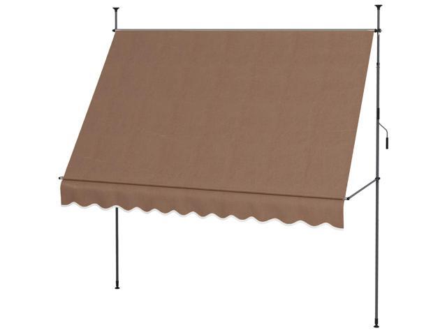 Click here for Aosom 10 x 4 Manual Retractable Awning  Non-Screw... prices