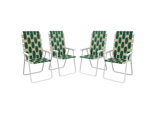 Click here for Aosom Set of 4 Patio Folding Chairs  Classic Outdo... prices