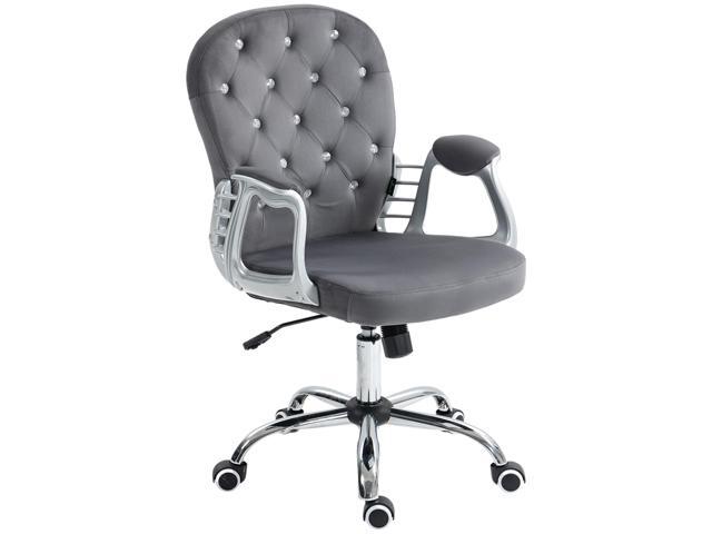 Click here for Aosom Button Tufted Desk Chair  Home Office Chair... prices