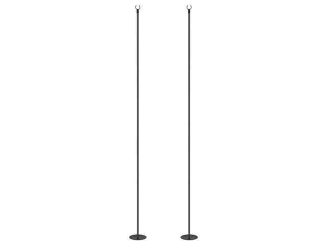 Click here for Aosom 2 Pack of 10 String Light Poles  Steel Hangi... prices