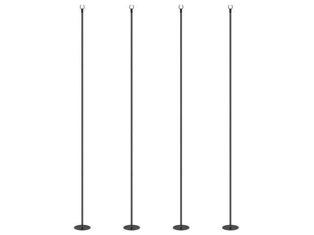 Click here for Aosom 4 Pack of 10 String Light Poles  Steel Hangi... prices