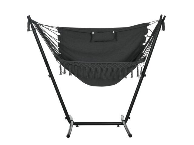 Click here for Aosom U Shape Stand Hammock Chair  Headrest Includ... prices