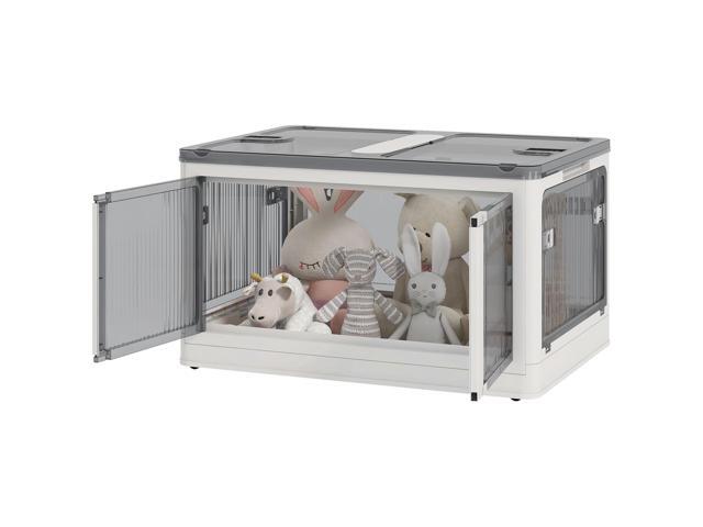 Click here for Aosom Stackable Storage Bins with Lids  Wheels  an... prices