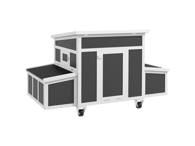 Click here for Aosom Wooden Chicken Coop with Nesting Box for 6 C... prices