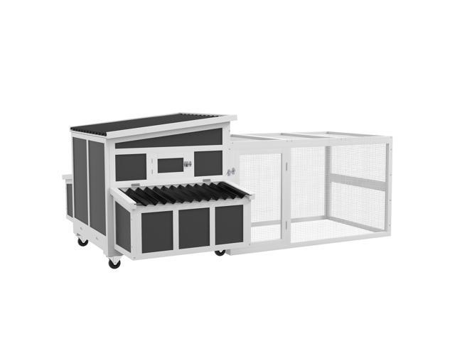 Click here for Aosom Wooden Chicken Coop with Nesting Box  Pull O... prices