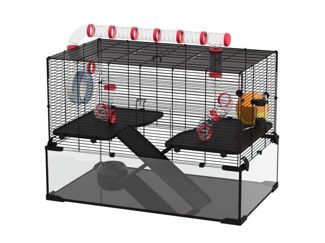 Click here for Aosom 31 Hamster Cage with Tube and Tunnel  Deep G... prices