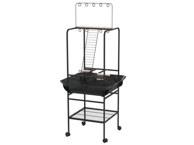 Click here for Aosom Bird Stand with Wheels  Perches  Stainless S... prices