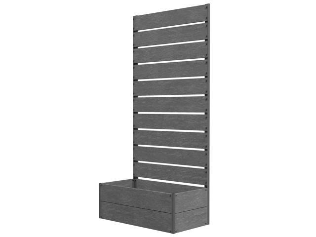 Click here for Aosom Trellis Planter for Climbing Plants  Raised... prices