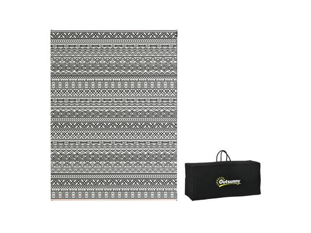 Click here for Aosom 9ft x 12ft Reversible Waterproof Outdoor Rug... prices