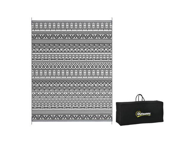 Click here for Aosom Reversible Outdoor Rug Carpet RV Camping Rug... prices