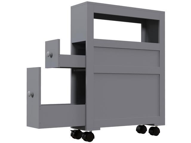 Click here for Aosom Space Saving Narrow Bathroom Storage Cabinet... prices