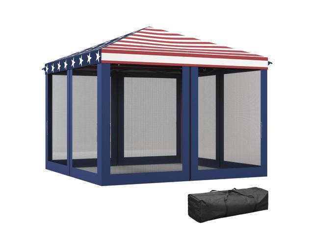 Click here for Aosom 10 x 10 Outdoor Pop-Up Canopy with Sidewalls... prices