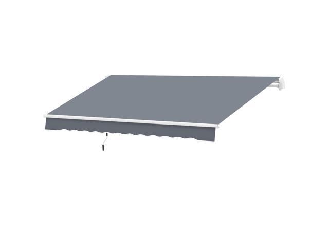 Click here for Aosom 10 x 8 Patio Awning  Manual Retractable Sun... prices