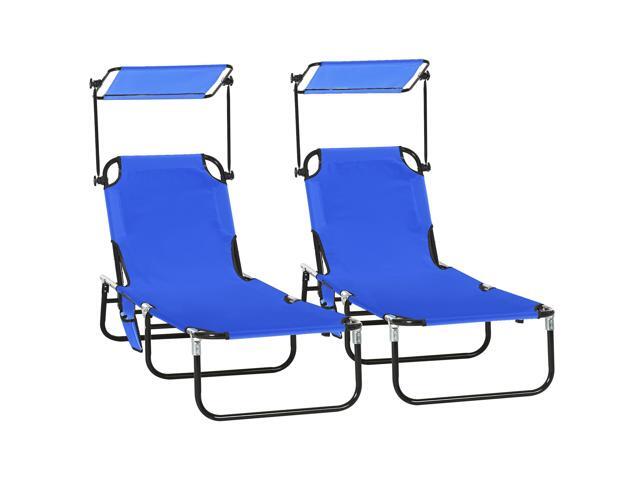 Click here for Aosom Pool Chaise Lounge Chairs Set of 2  Folding... prices