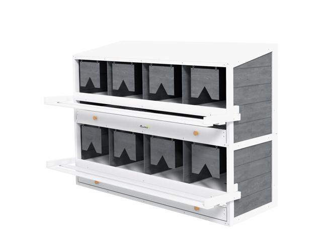 Click here for Aosom Chicken Nesting Box  8 Compartment Wood Layi... prices