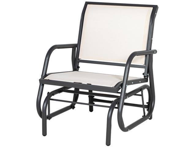 Click here for Aosom Outdoor Glider Chair  Steel Swing Chai with... prices