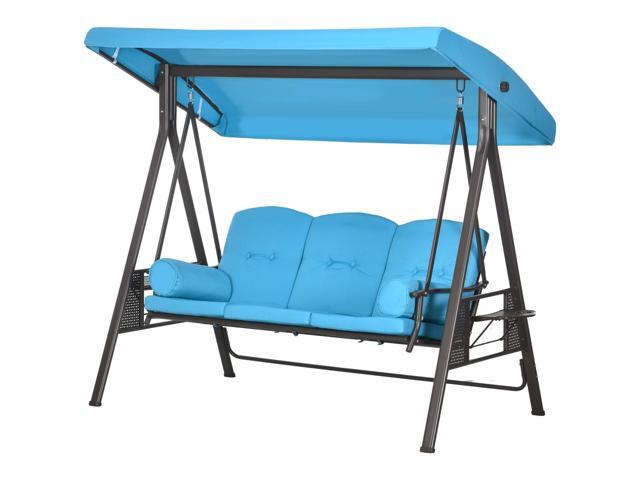 Click here for Aosom 3-Seat Outdoor Porch Swing Chair with Adjust... prices