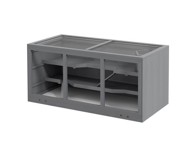 Click here for Aosom Extra Large Wooden Hamster Cage with Opening... prices